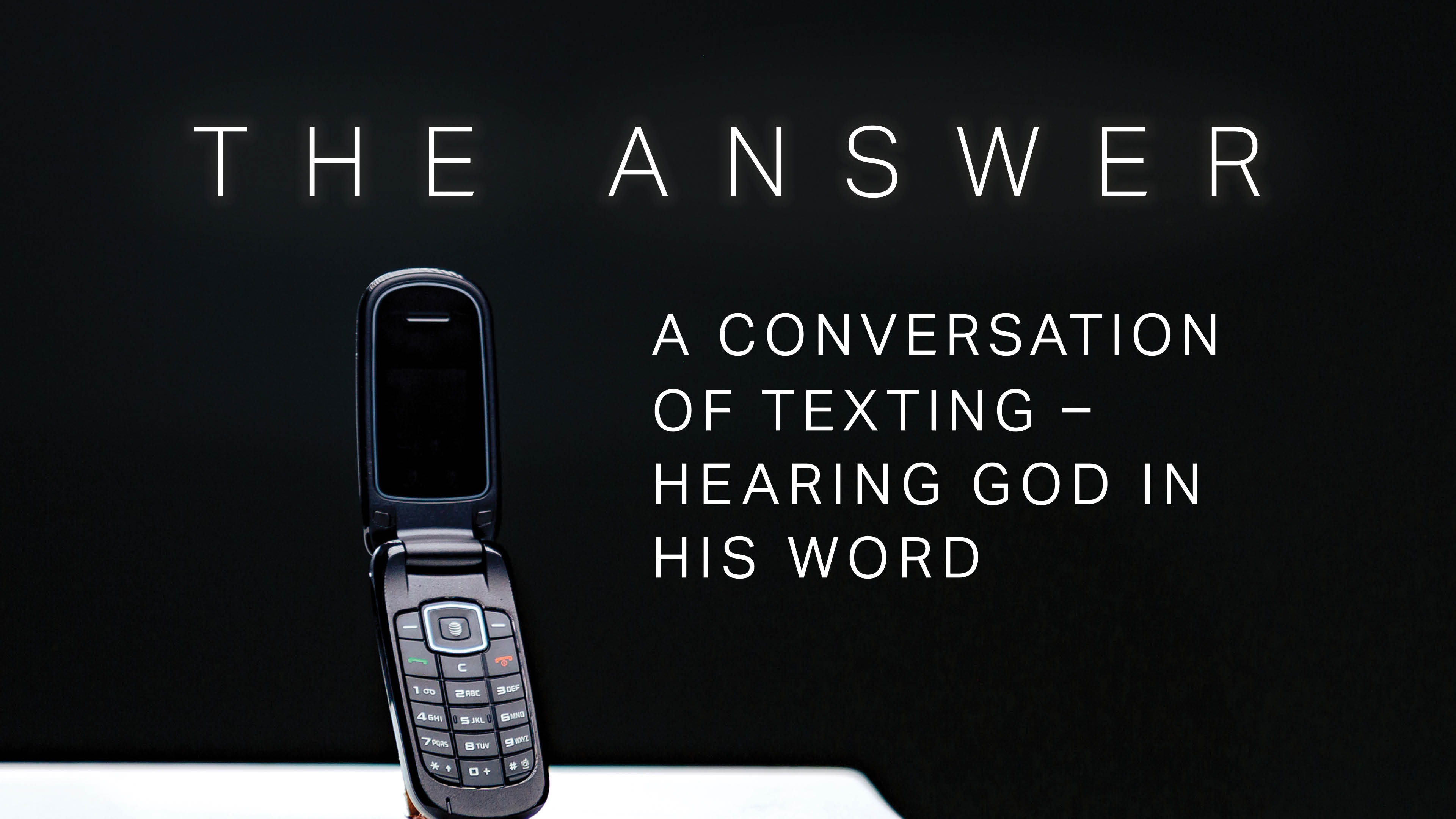 A Conversation of Texting–Hearing God in His Word | Pioneer Memorial Church